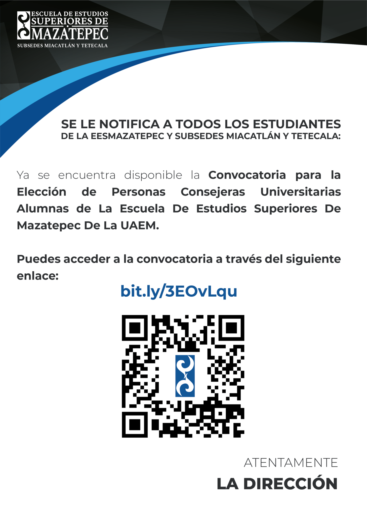 Convocatoria Para La ElecciÓn De Personas Consejeras Universitarias